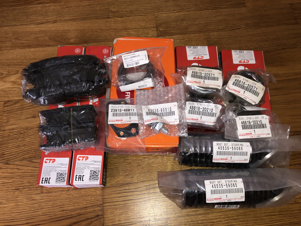 12. Ревизия ходовой части и рулевой рейки. — Lexus IS II, 2,5 л, 2007 ...