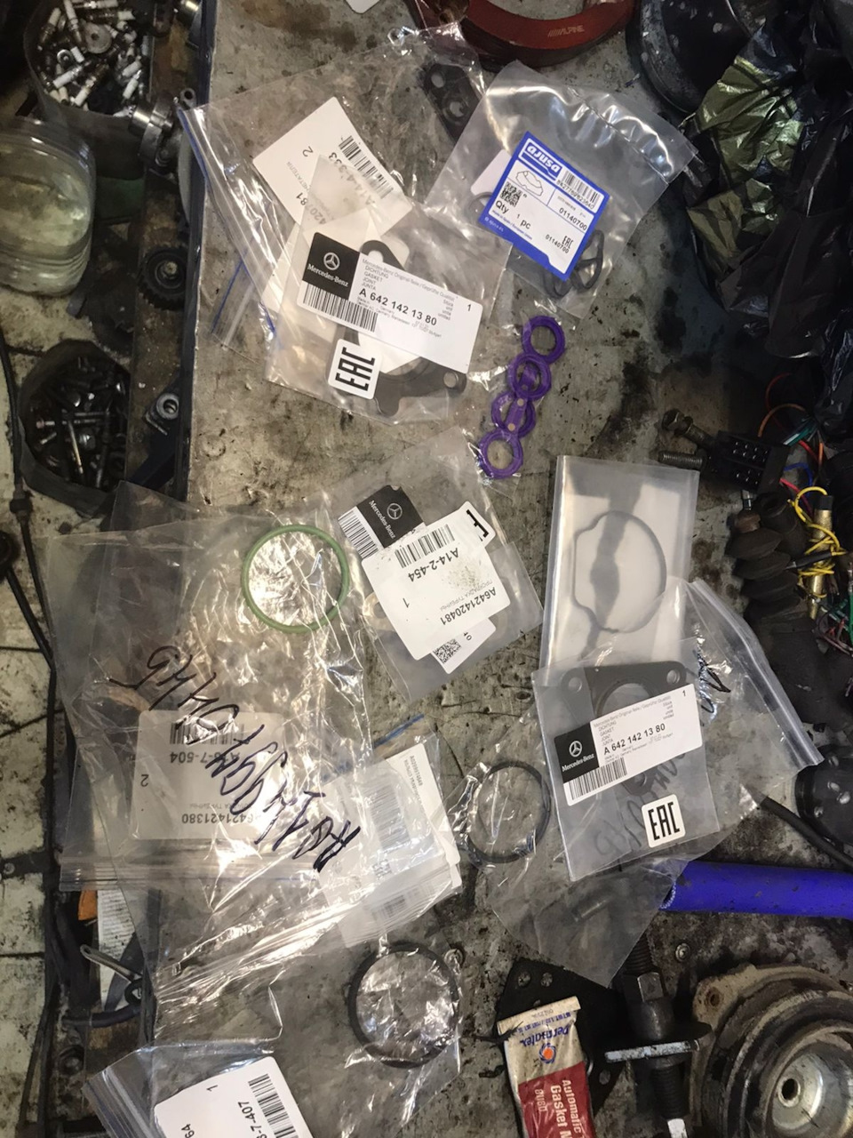 A6421421380 Прокладка турбины MERCEDES | Запчасти на DRIVE2