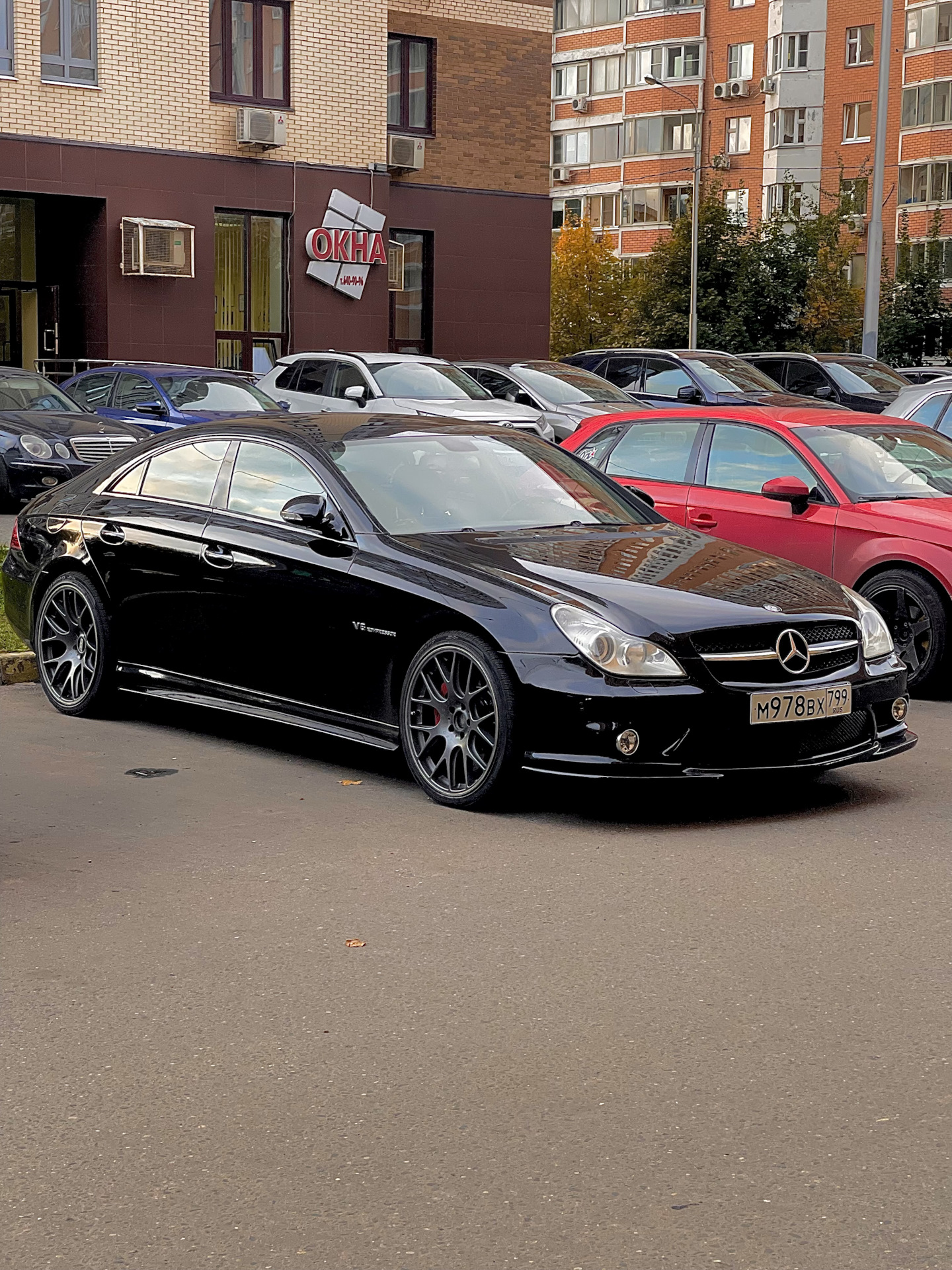 #52 Решетка AMG — Mercedes-Benz CLS 55 AMG (C219), 5,5 л, 2005 года ...