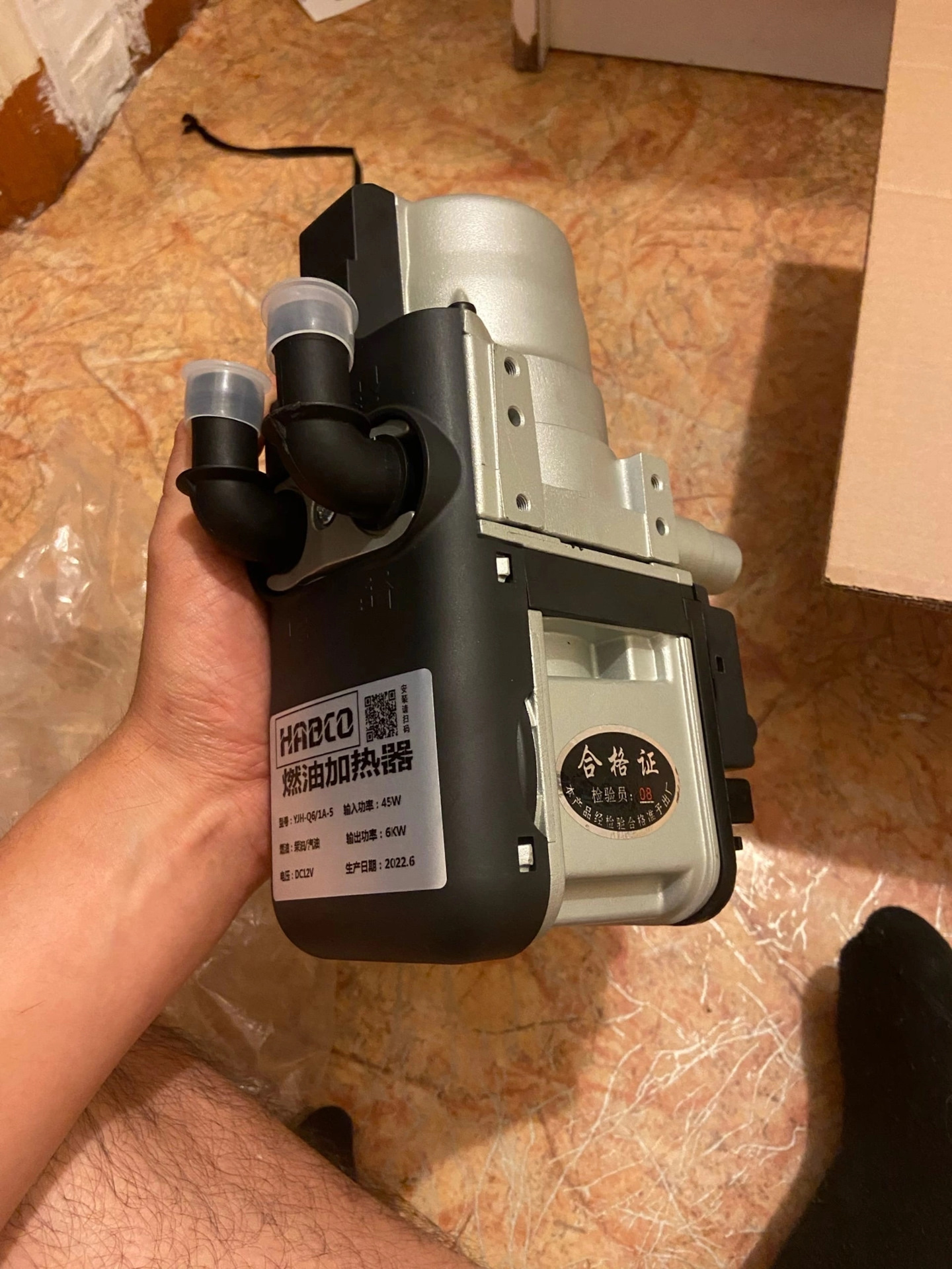 Автономный жидкостный подогреватель двигателя YJH-Q6 6 кВт 12 В — DRIVE2