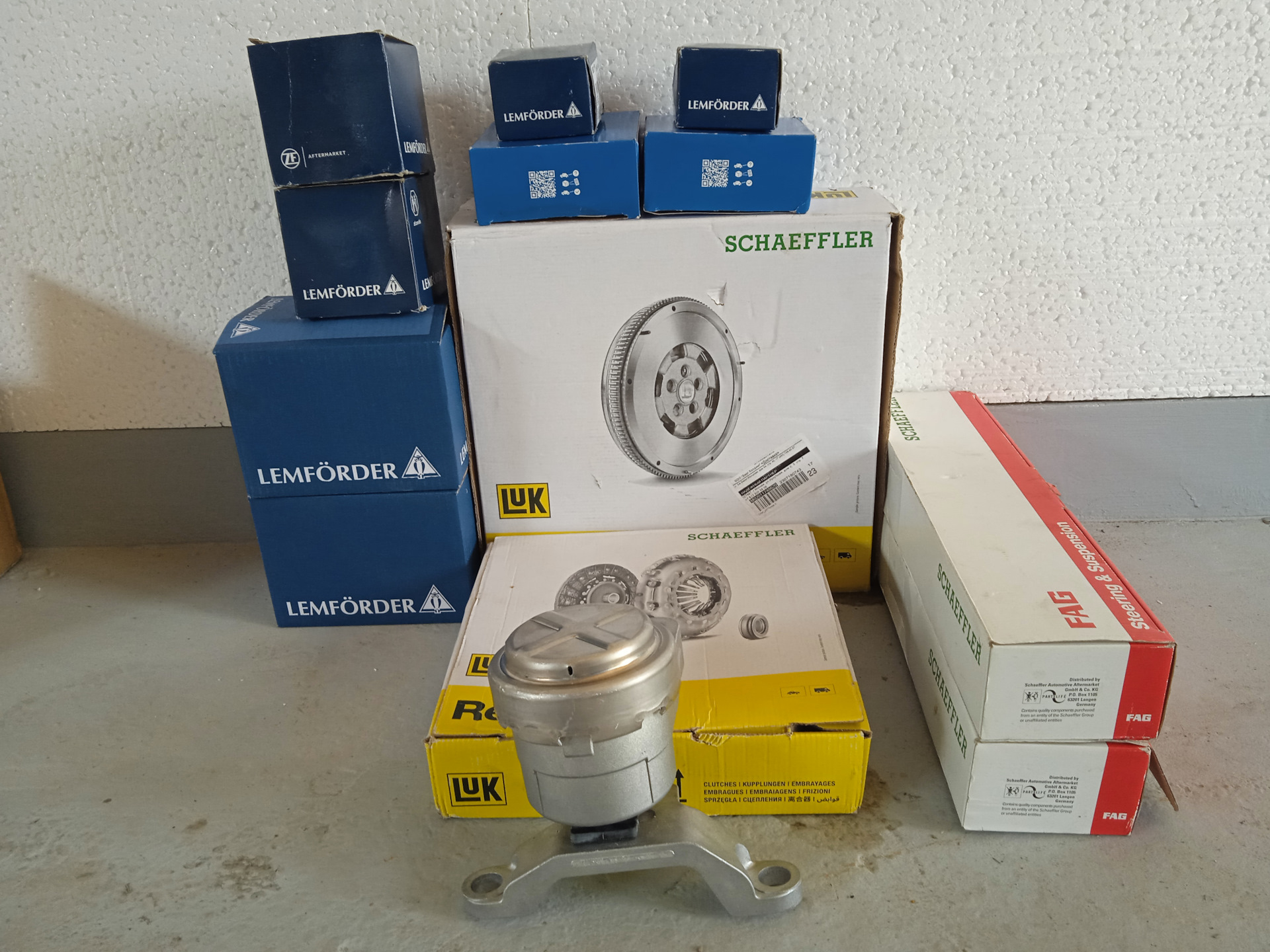 Большое ТО замена подвески и маховика, сцепления. — Ford Mondeo IV, 2 л ...