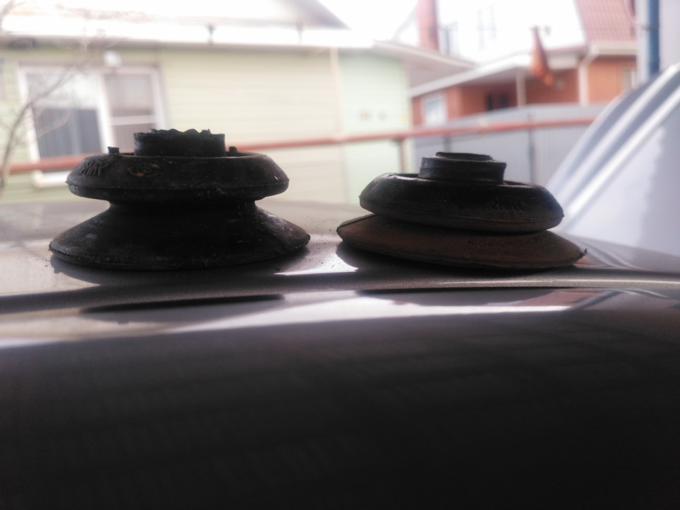 Замена передних амортизаторов — Hyundai Sonata IV (EF), 2,7 л, 2006 ...