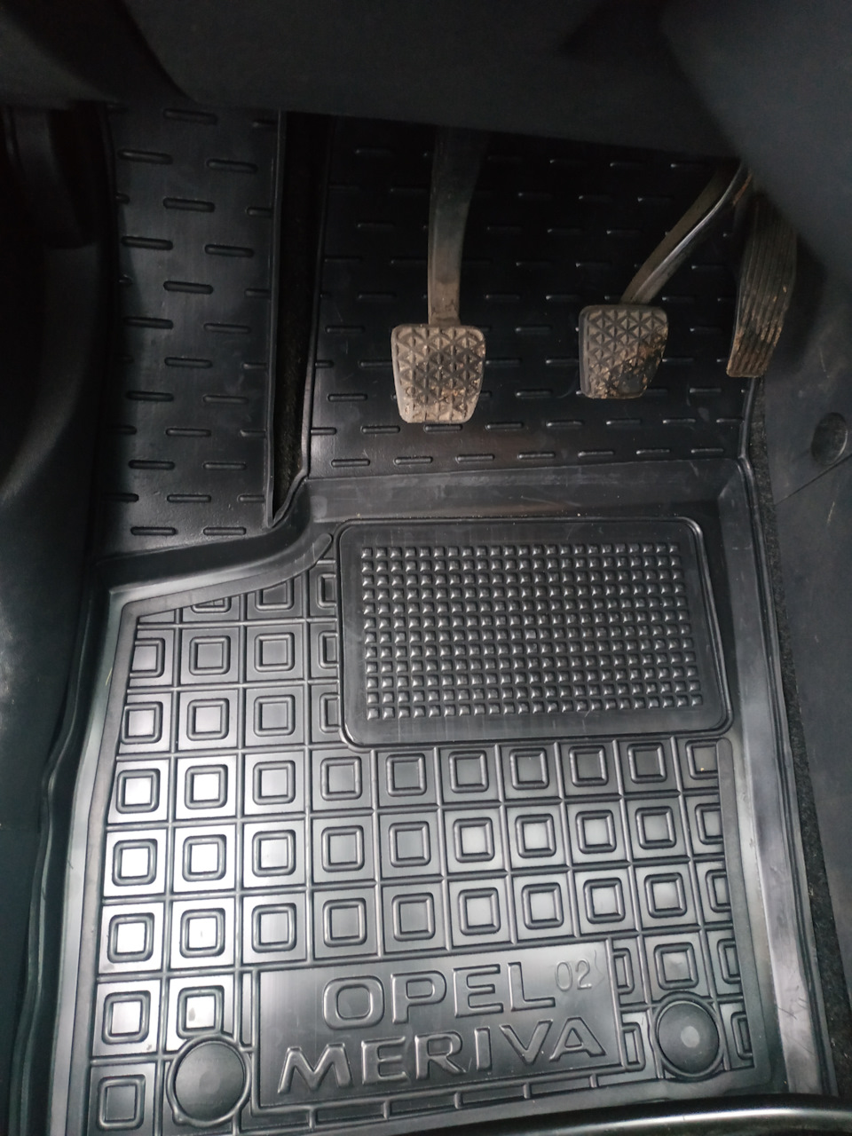 Полиуретановые коврики — Opel Meriva (A), 1,4 л, 2008 года | аксессуары ...