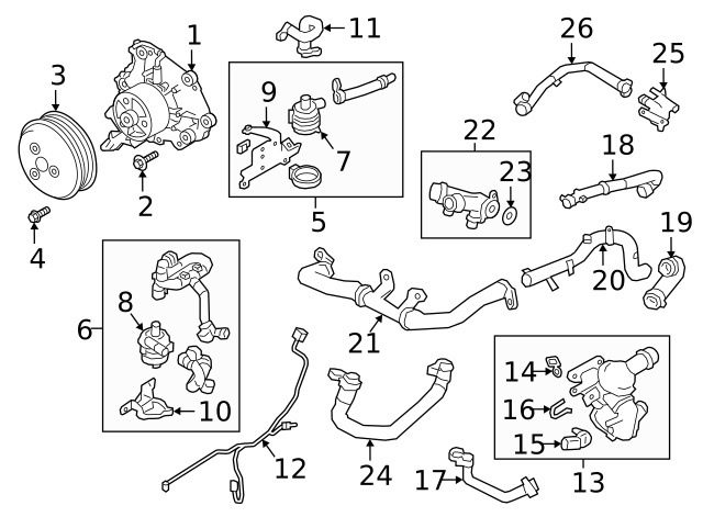 LR184618 Water Outlet Hose Jaguar Land Rover | Запчасти на DRIVE2