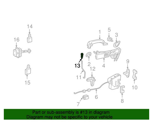 A12376600229051 Штифт механизма закрывания двери Mercedes | Запчасти на ...