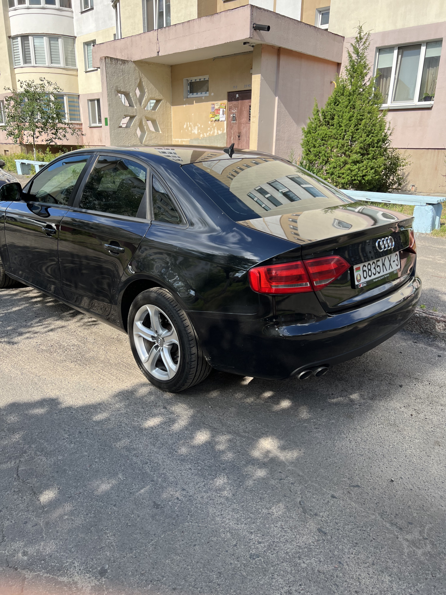 Покраска консоли — Audi A4 (B8), 2 л, 2009 года | плановое ТО | DRIVE2