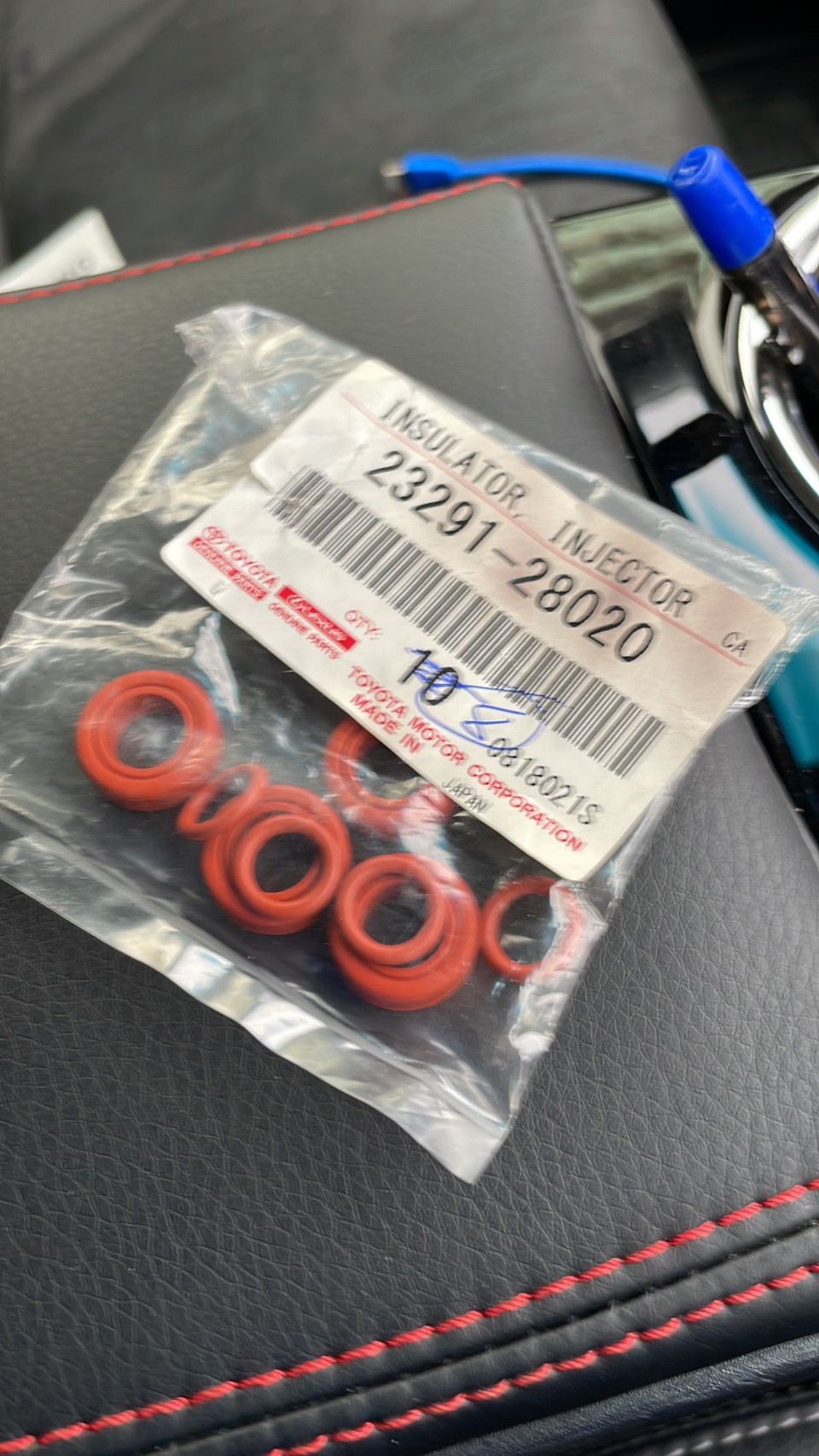 2329128020 Уплотнительное кольцо форсунки TOYOTA LEXUS | Запчасти на DRIVE2