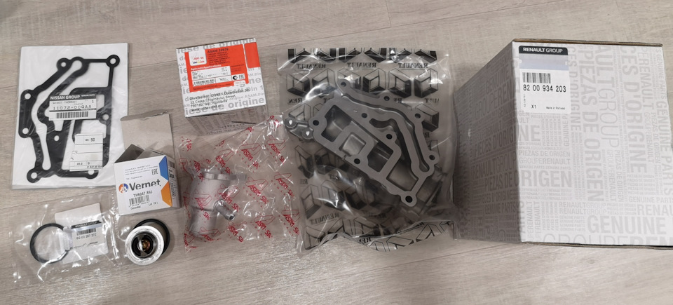 8200934203 Корпус термостата RENAULT | Запчасти на DRIVE2