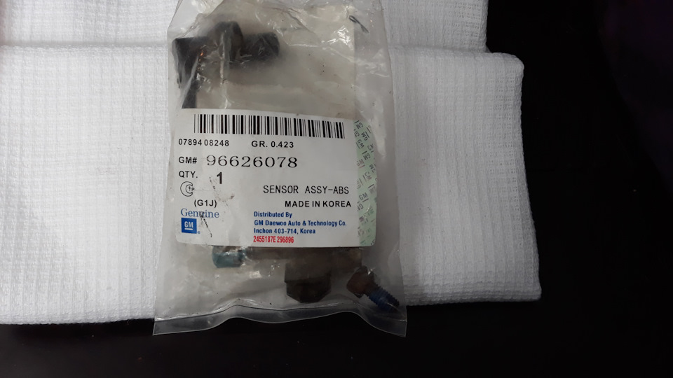 96626078 Датчик АБС GM | Запчасти на DRIVE2
