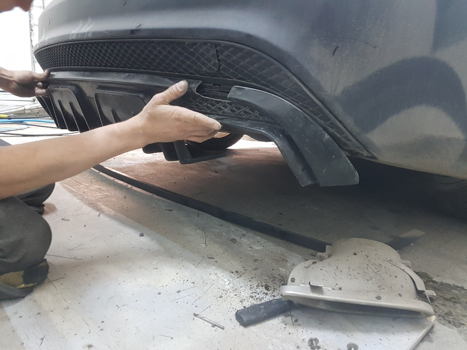 Макетирование диффузора рестайл w207 Brabus style — PR-Tuning на DRIVE2