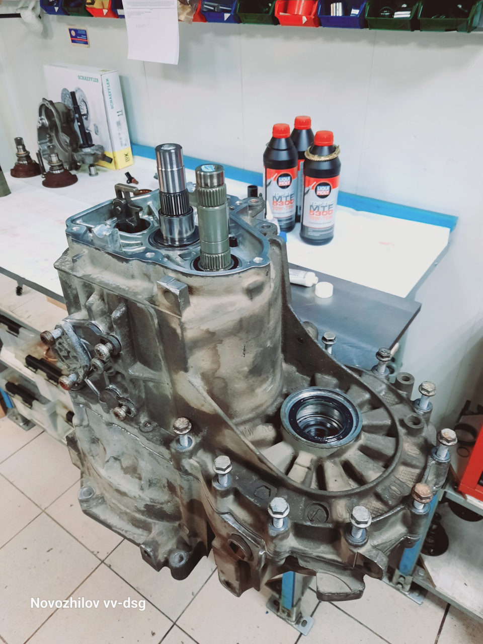 Ремонт МКПП — MQ 250. Работа по ремонту трансмиссии серии 02S с ...