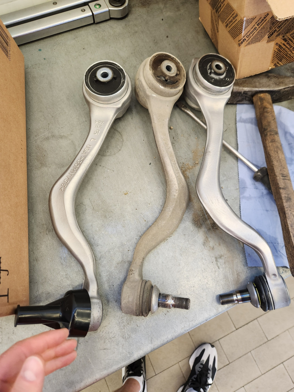 Заменили косые рычаги по гарантии — BMW X3 (G01), 3 л, 2021 года ...