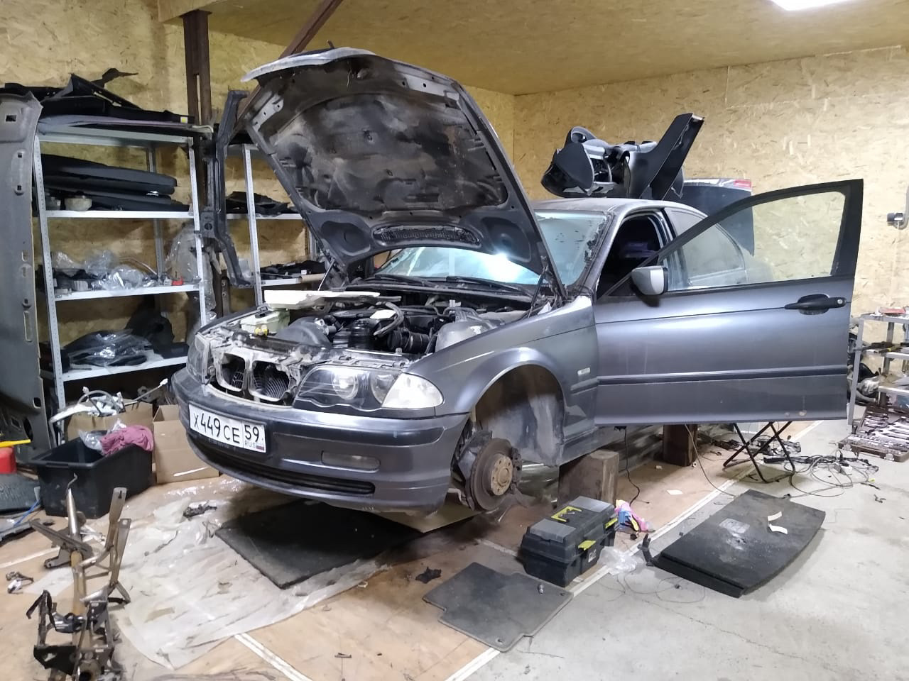ReBuild эпизод 1. Мотор и вся трансмиссия. M43 -> M54 — BMW 3 series ...