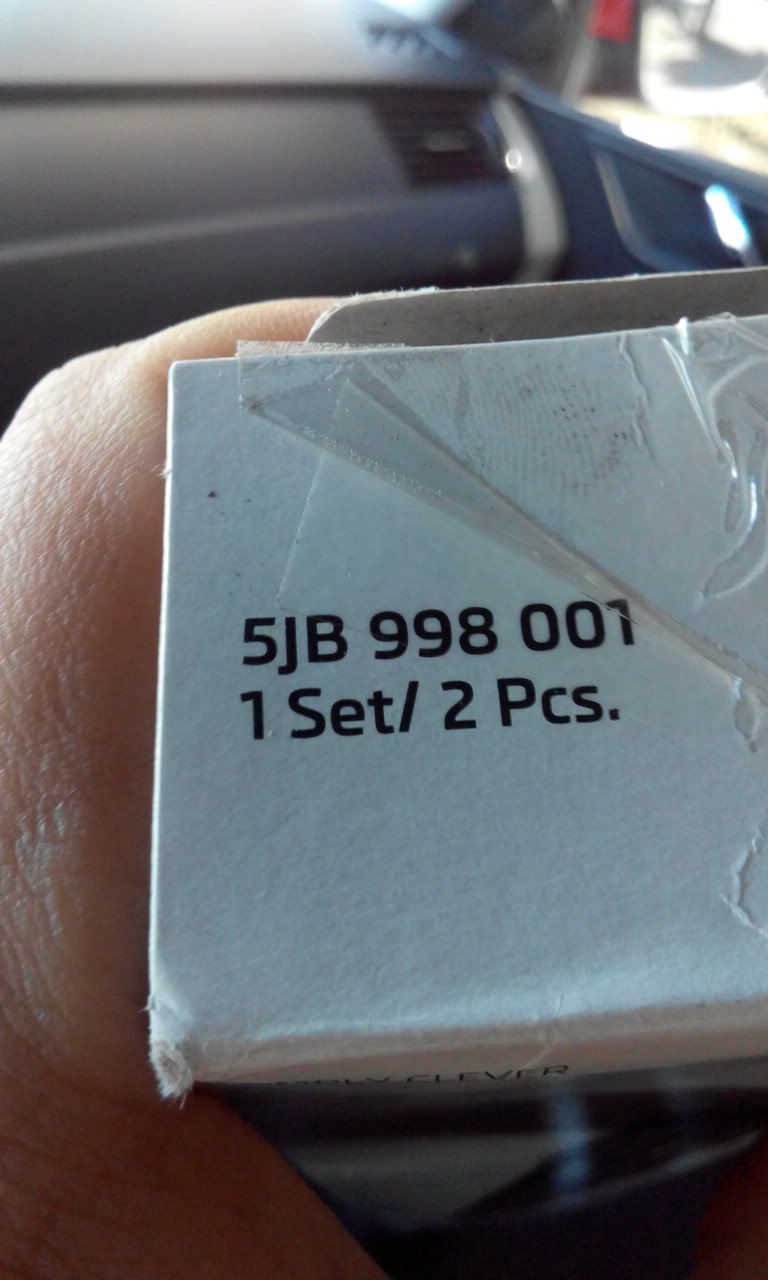 5JB998001 Комплект щеток VAG | Запчасти на DRIVE2