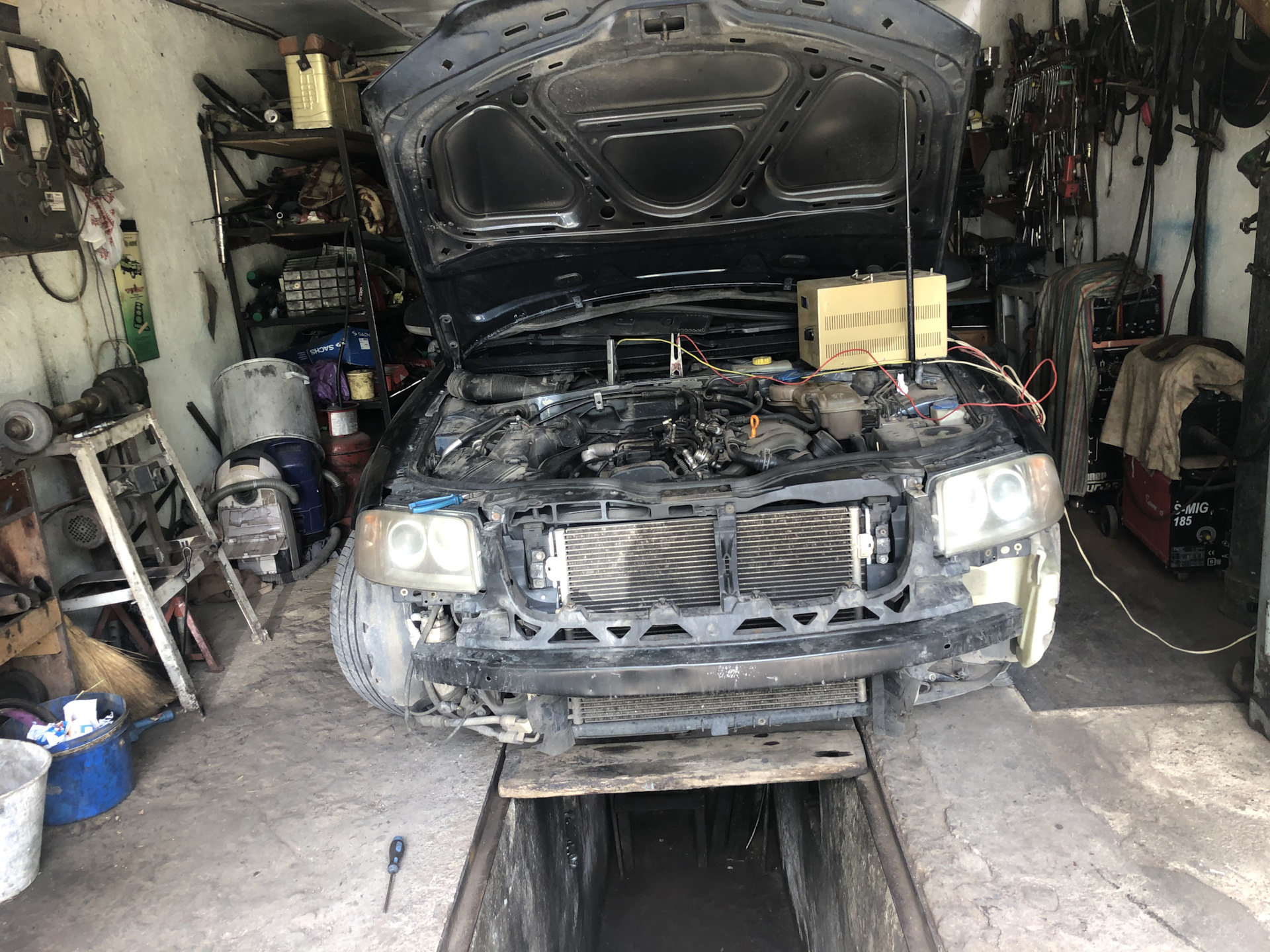 Початок виявлення проблеми та розбір авто. — Volkswagen Passat B5, 2 л ...