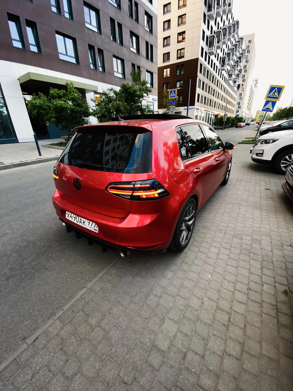 5. Теперь red — Volkswagen Golf Mk7, 1,4 л, 2013 года | стайлинг | DRIVE2
