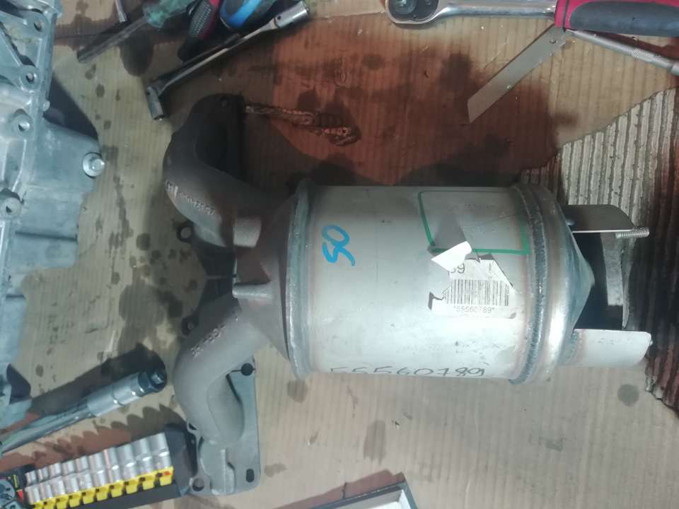 Катализатор и лямбда-зонд z22yh — Opel Vectra C, 2,2 л, 2004 года ...