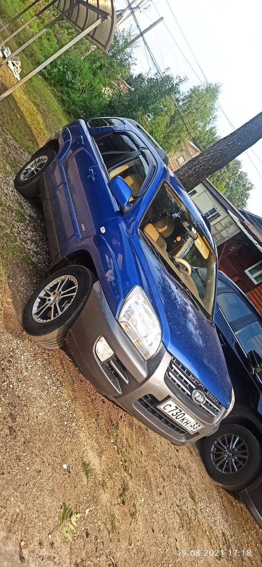 Первая встреча и мелкие доработки. — KIA Sportage (2G), 2 л, 2007 года ...