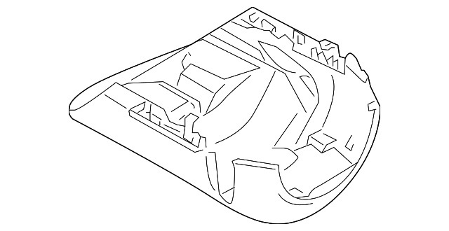 61316950263 Нижняя облицовка рулевой колонки BMW | Запчасти на DRIVE2