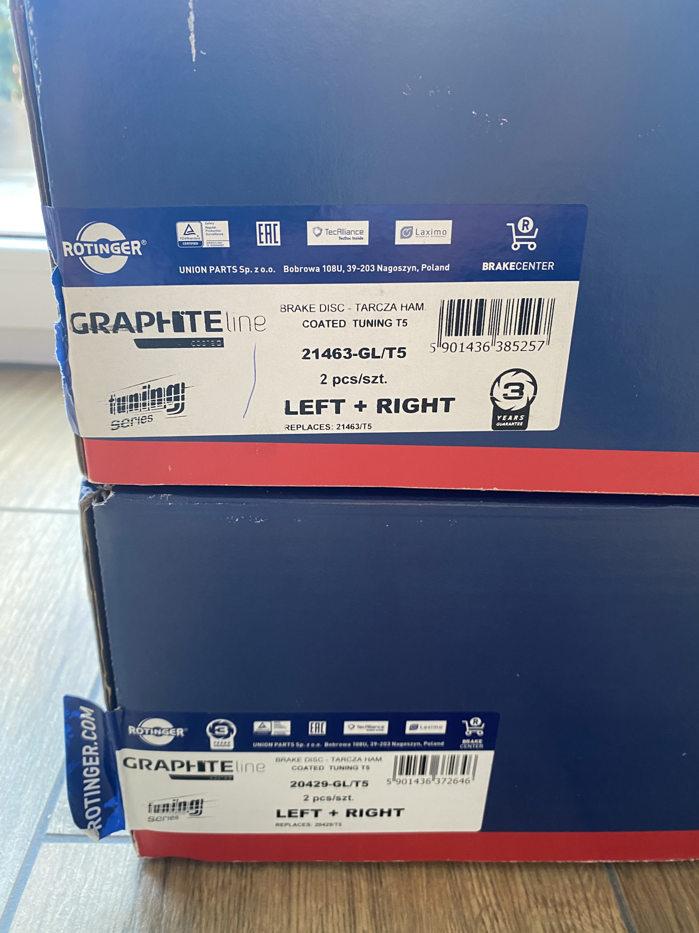 Тормозные диски ROTINGER и колодки TRW — KIA Sorento (1G), 2,5 л, 2008 ...