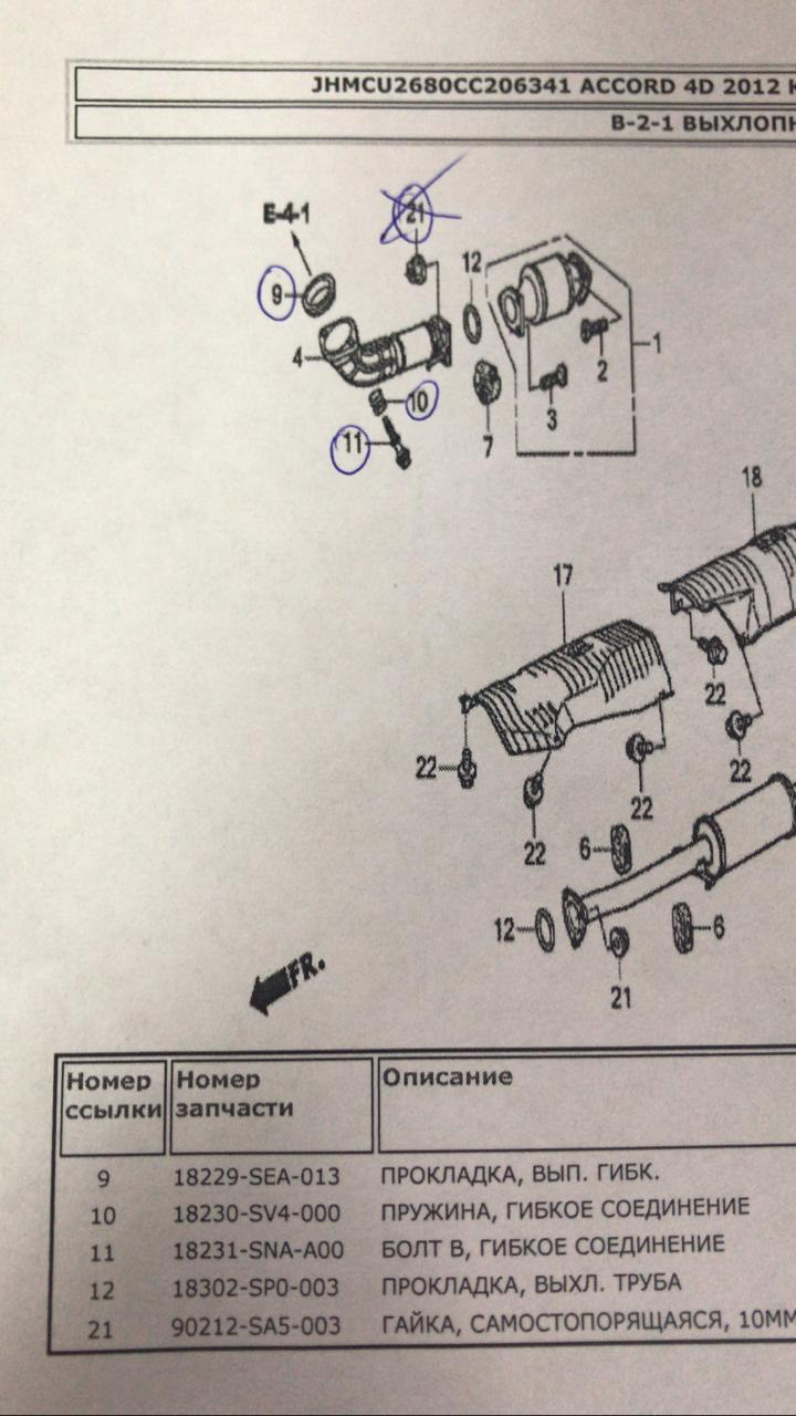 Банка катализатора или устраняем старческое дребезжание — Honda Accord ...