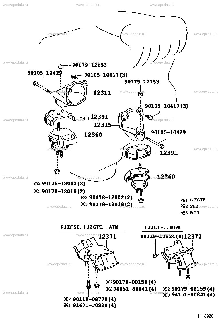 #2323. — 11-07 — 1JZ-GTE. Mounting — Подушки. — DRIVE2
