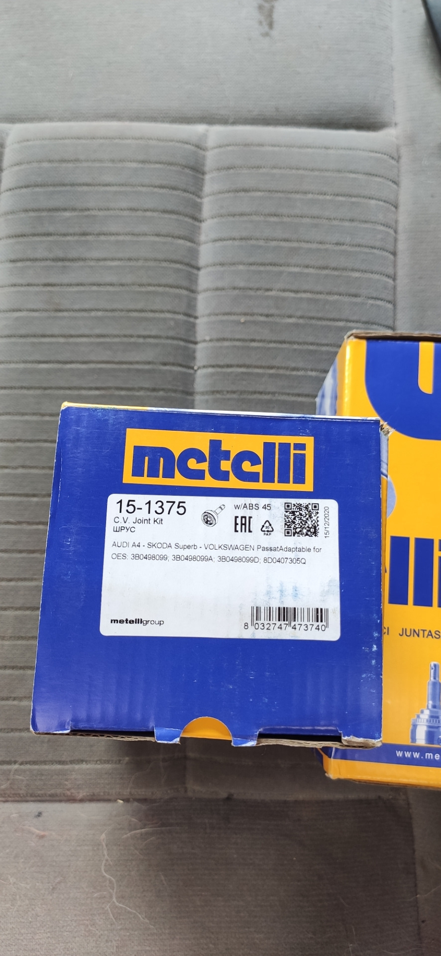 151375 ШРУС наружный METELLI | Запчасти на DRIVE2