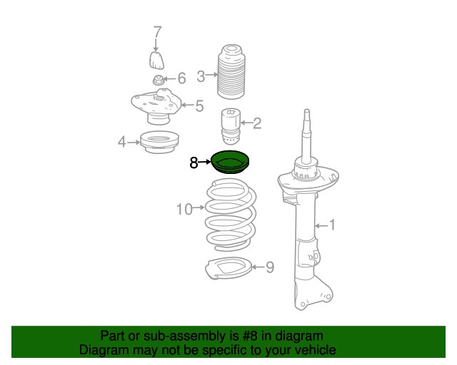 A2123220184 Опора пружины подвески Mercedes | Запчасти на DRIVE2