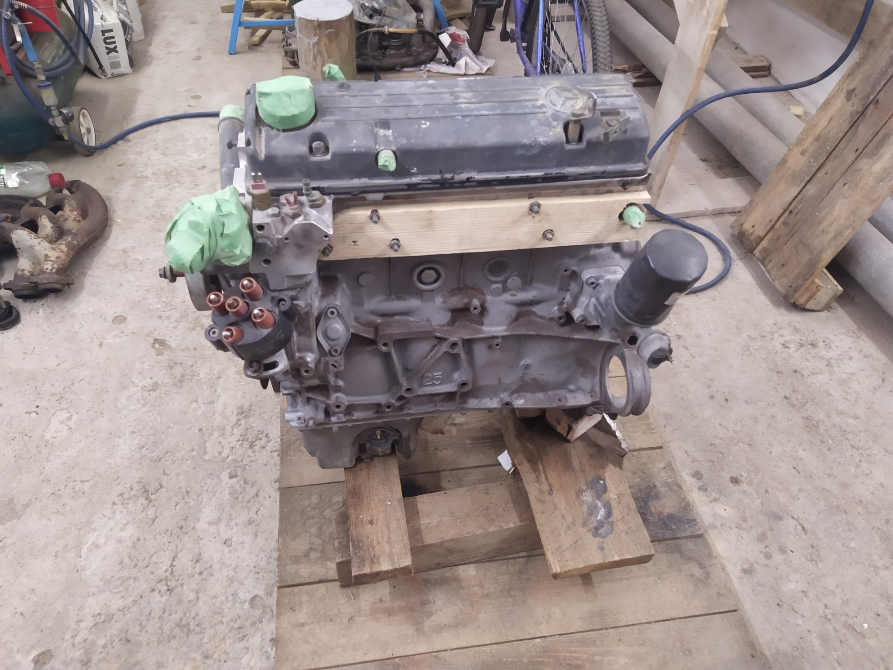 Замена 102го мотора — Mercedes-Benz 190 (W201), 1,8 л, 1993 года ...