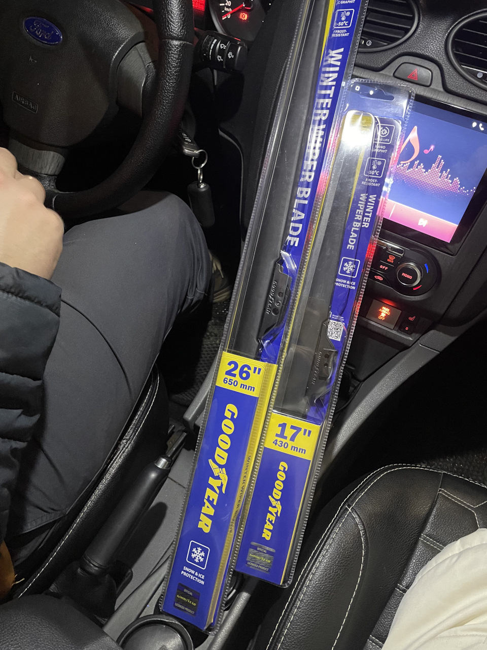 Зимние щетки Goodyear — Ford Focus Hatchback II, 1,6 л, 2009 года ...