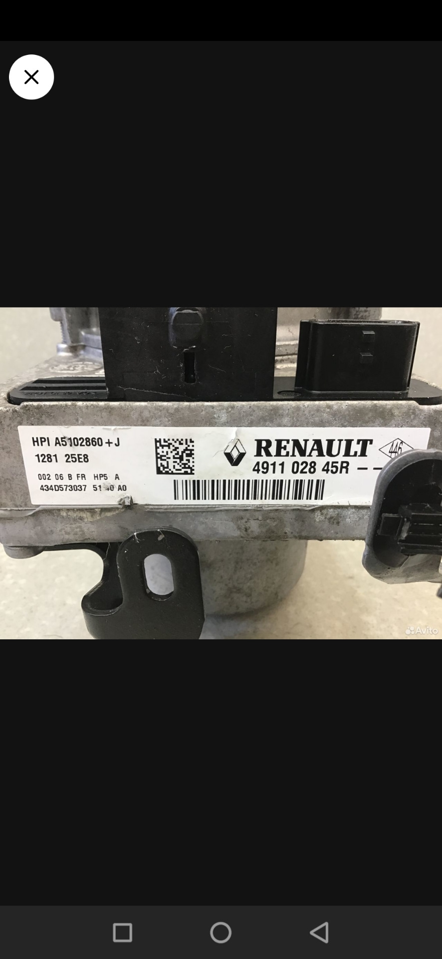 491102845R Насос эгур RENAULT | Запчасти на DRIVE2