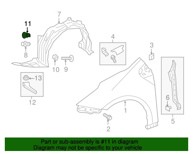 9018906006 Клипса пластиковая TOYOTA LEXUS | Запчасти на DRIVE2