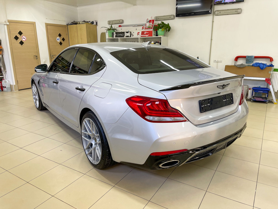 22. Спойлер от GOS-Tuning — Genesis G70, 2 л, 2019 года | аксессуары ...