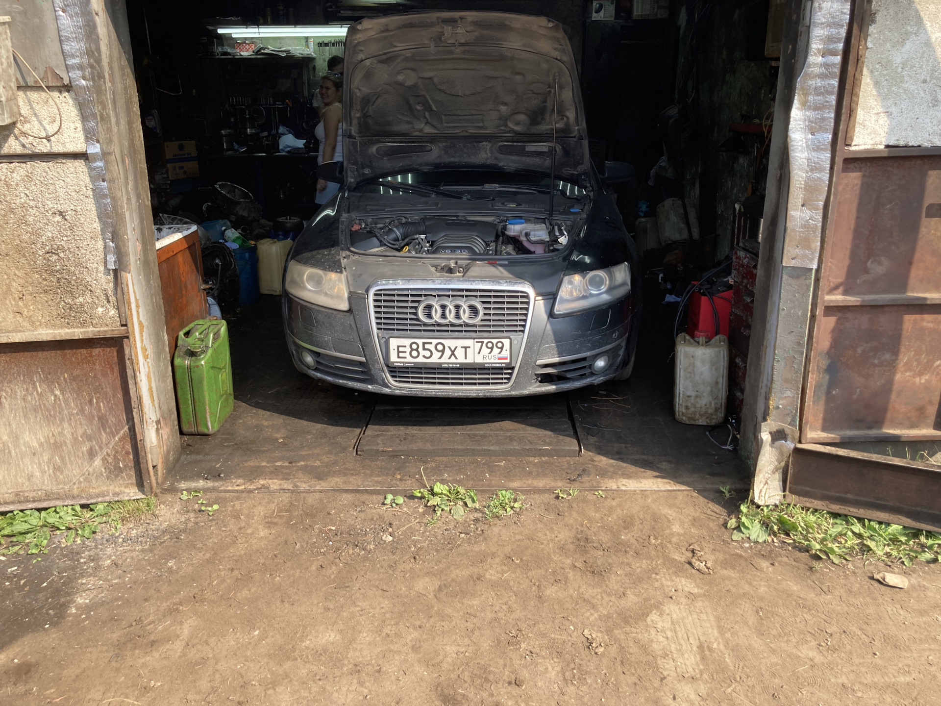 10~ замена масла в вариаторе (юбилейный борт/журнал) — Audi A6 (C6), 3 ...