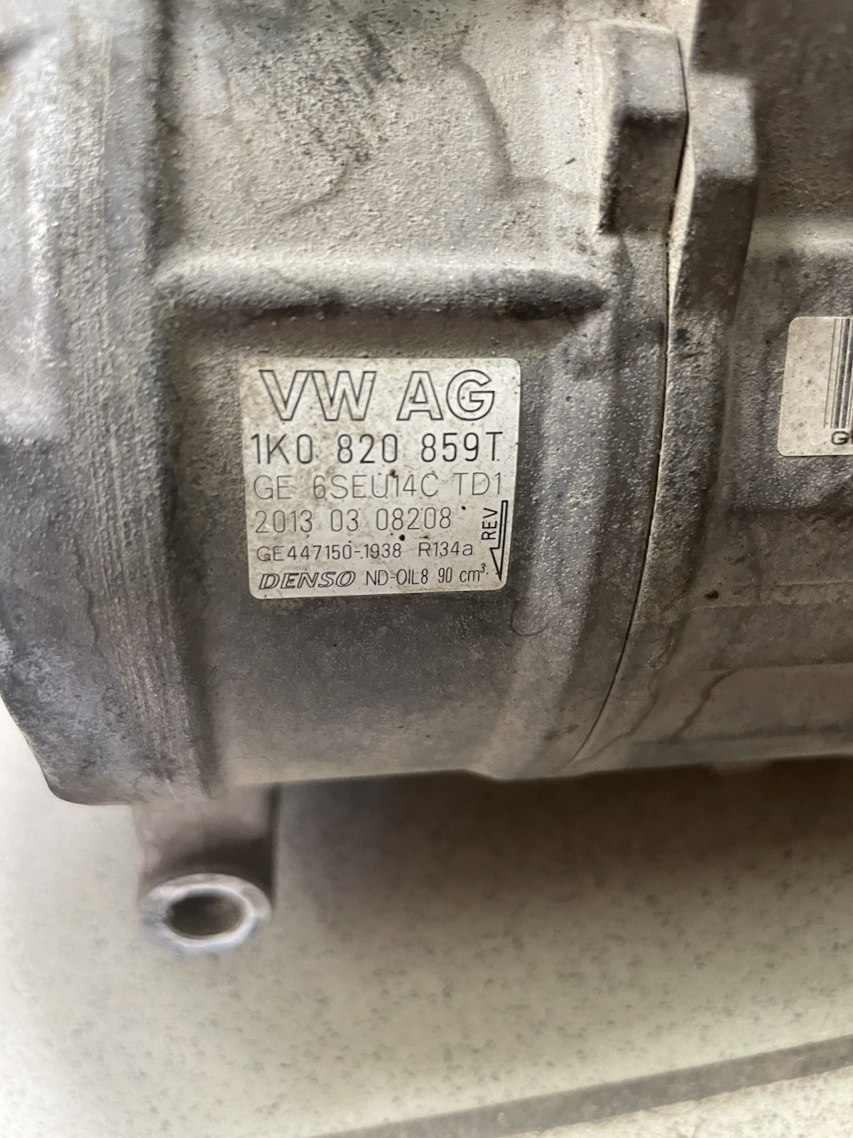 Неудачная замена компрессора denso dcp02050 — Skoda Octavia A5 Mk2, 1,6 л, 2013 года | визит на ...