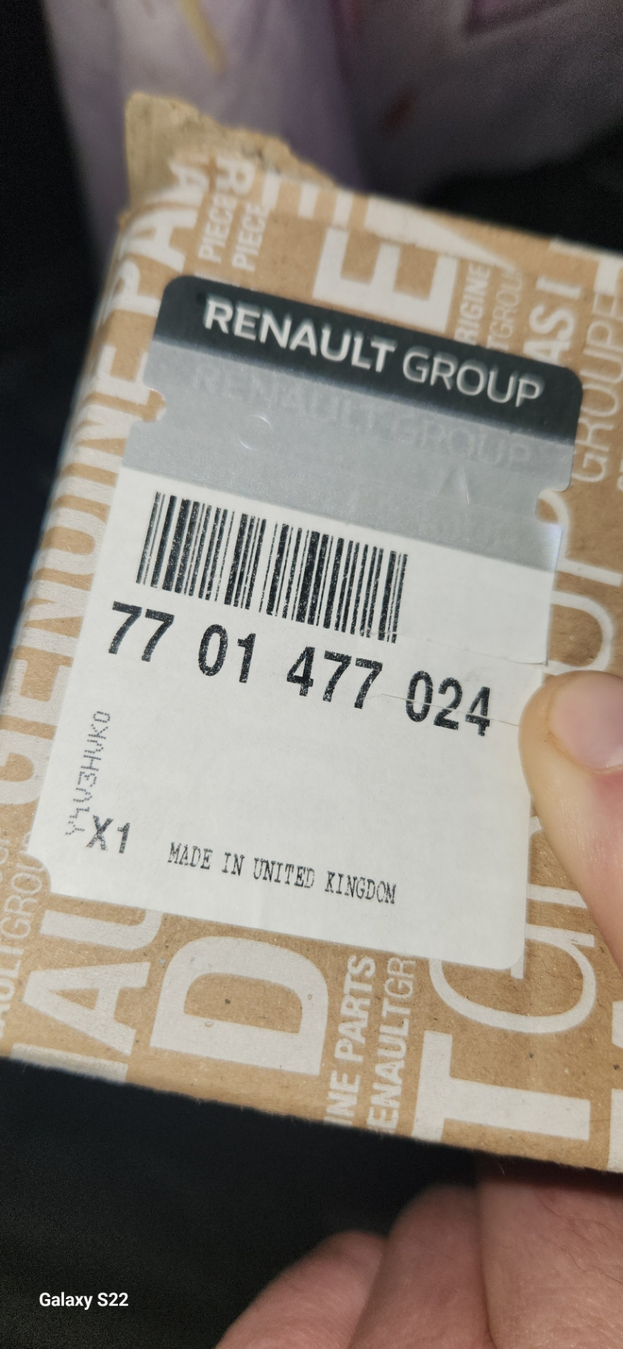 7701477024 Комп ремня грм 180см (зу RENAULT | Запчасти на DRIVE2