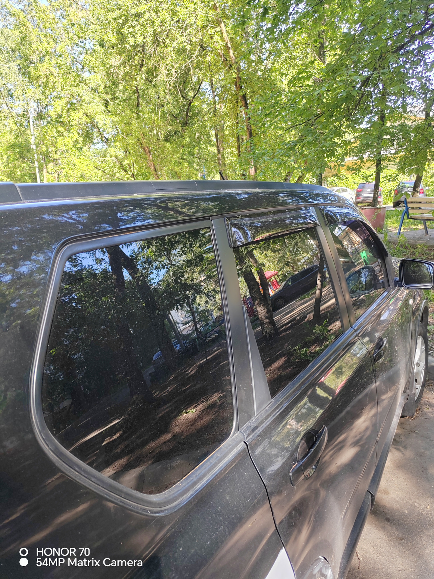 Всё как у всех. Дефлекторы 2D. — Nissan X-Trail II (t31), 2,5 л, 2008 года | стайлинг | DRIVE2