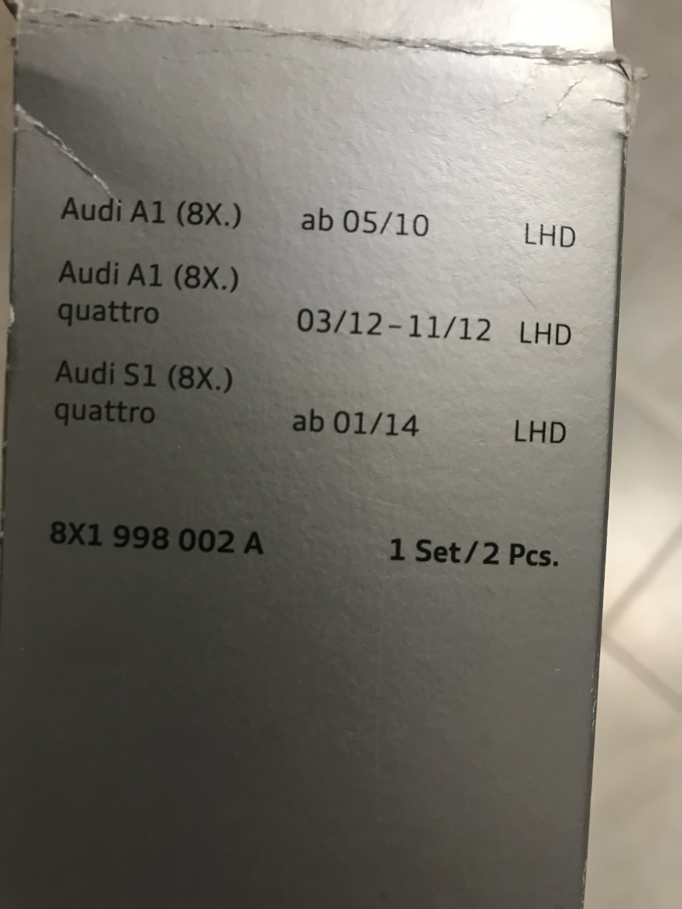 8X1998002A Щетки стеклоочистите VAG | Запчасти на DRIVE2