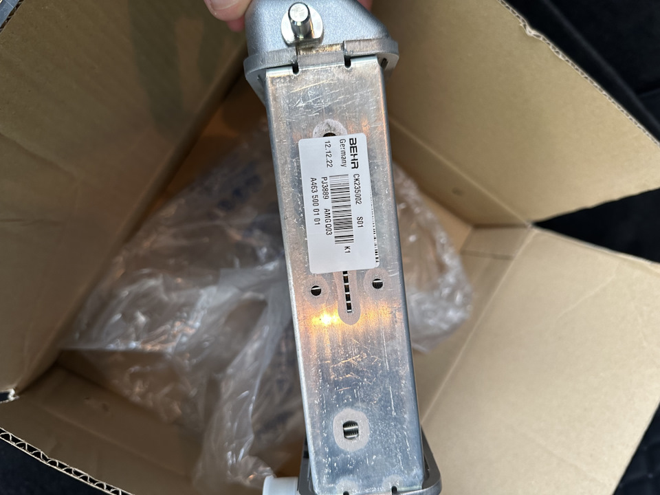 Радиатор стоимостью 150000 руб. — Mercedes-Benz G 63 AMG (1G), 5,5 л ...