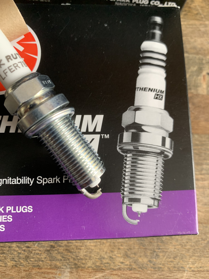 Свечи зажигания NGK Ruthenium HX 95125 LFER7BHX на Audi A6 (C8), Audi ...