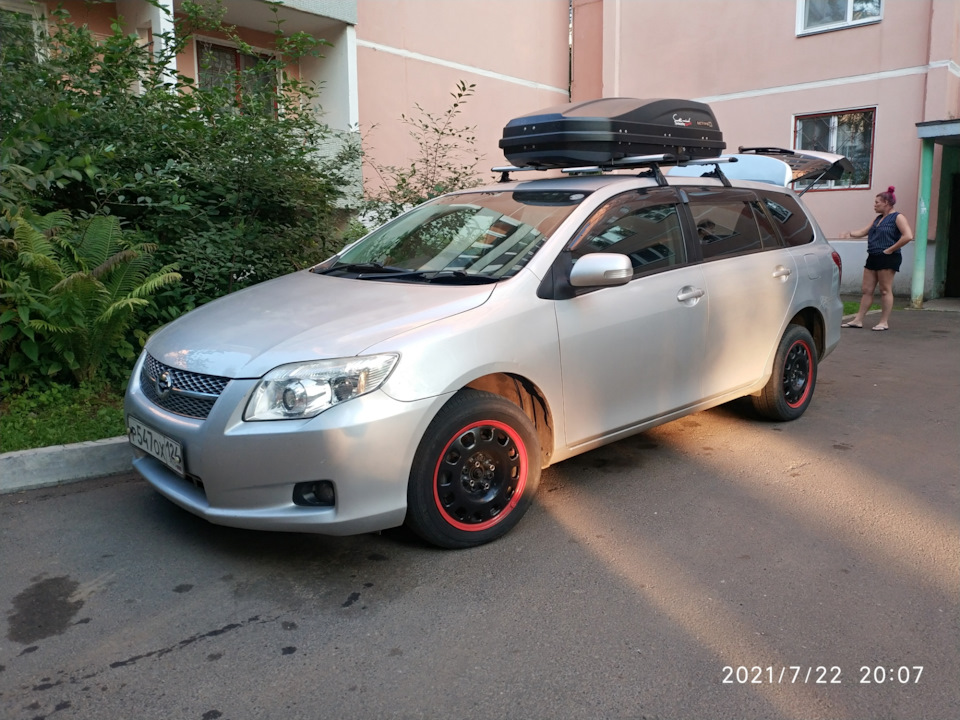 Поездка на отдых — Toyota Corolla Fielder (E140), 1,5 л, 2008 года | поломка | DRIVE2