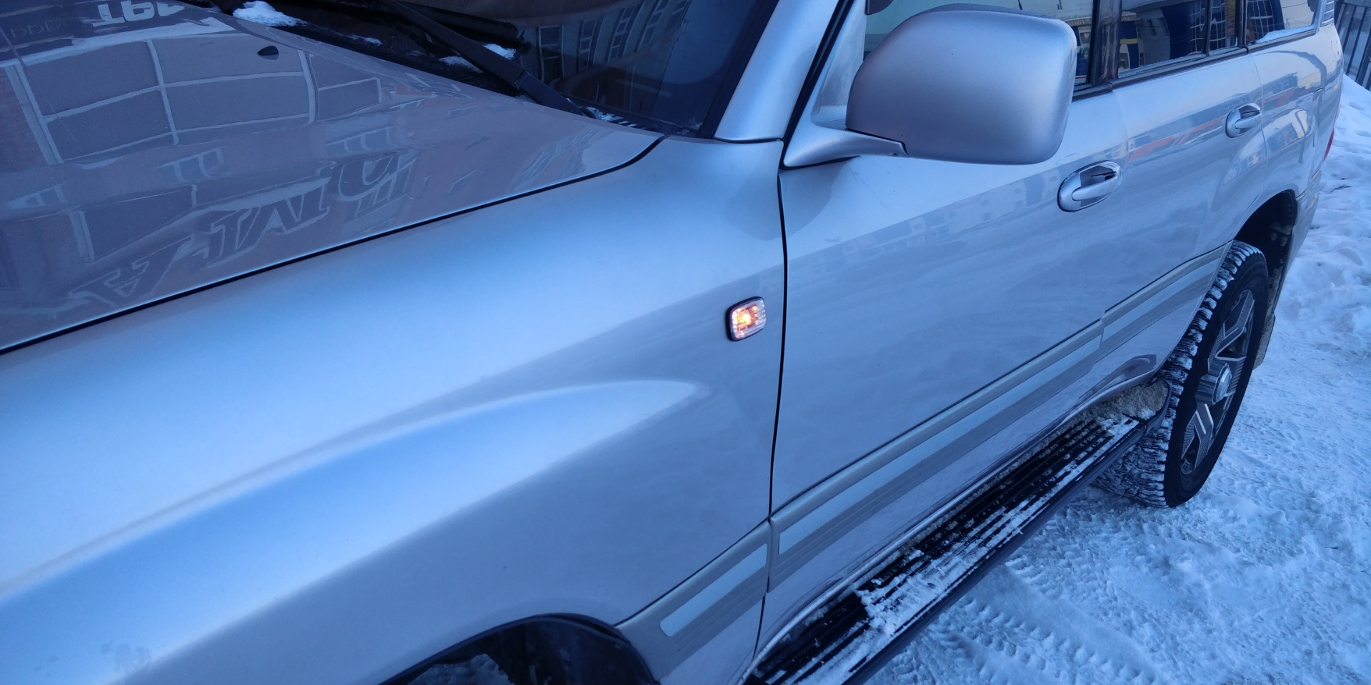 Поворотники в крыло — Toyota Land Cruiser 100, 4,7 л, 2004 года ...
