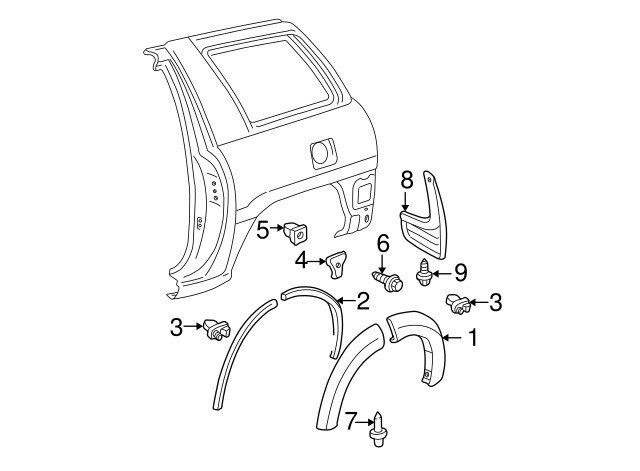 7549542010 КЛИПСА (СИНЯЯ) TOYOTA LEXUS | Запчасти на DRIVE2