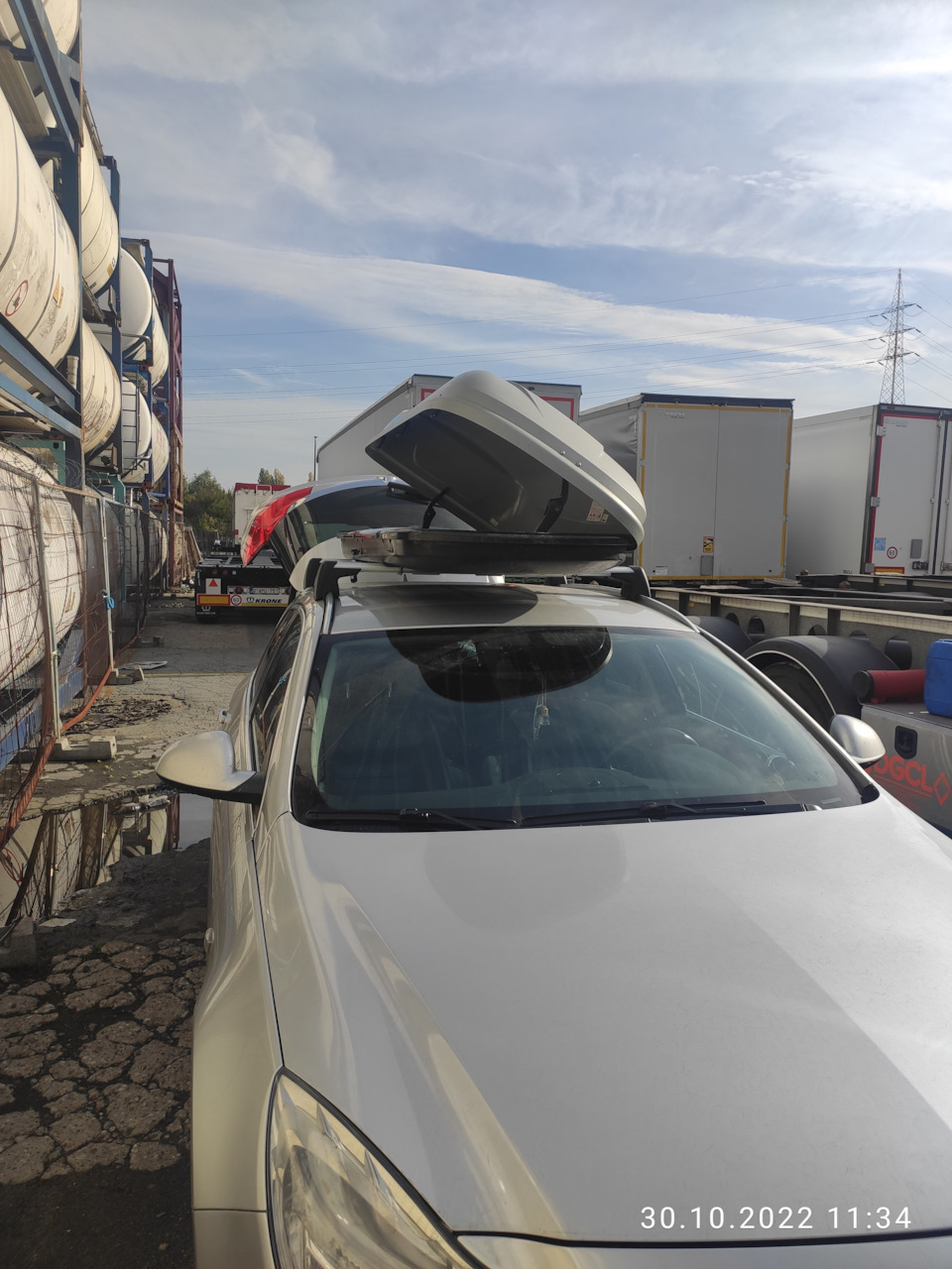 Багажник на крышу Thule — Opel Insignia (1G), 2 л, 2010 года ...