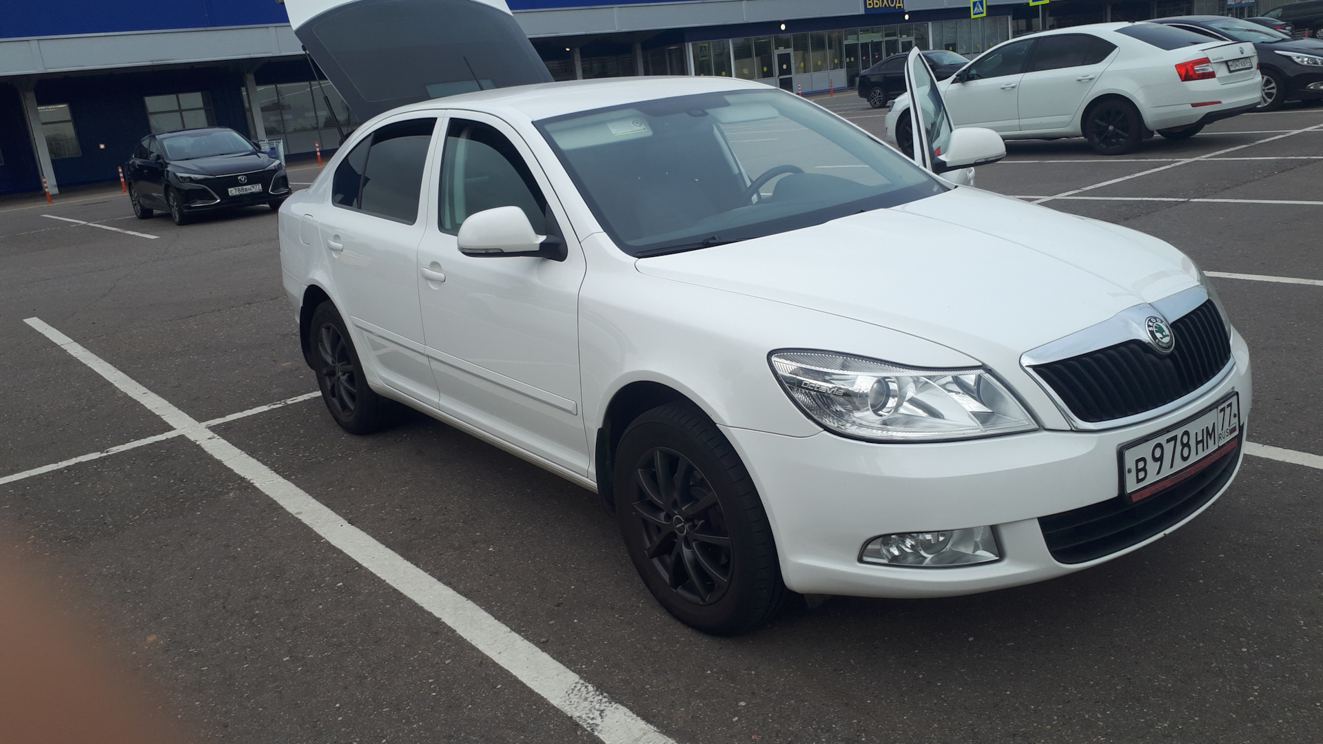 Skoda Octavia A5 Mk2 1.6 бензиновый 2013 | White&Black BSE на DRIVE2