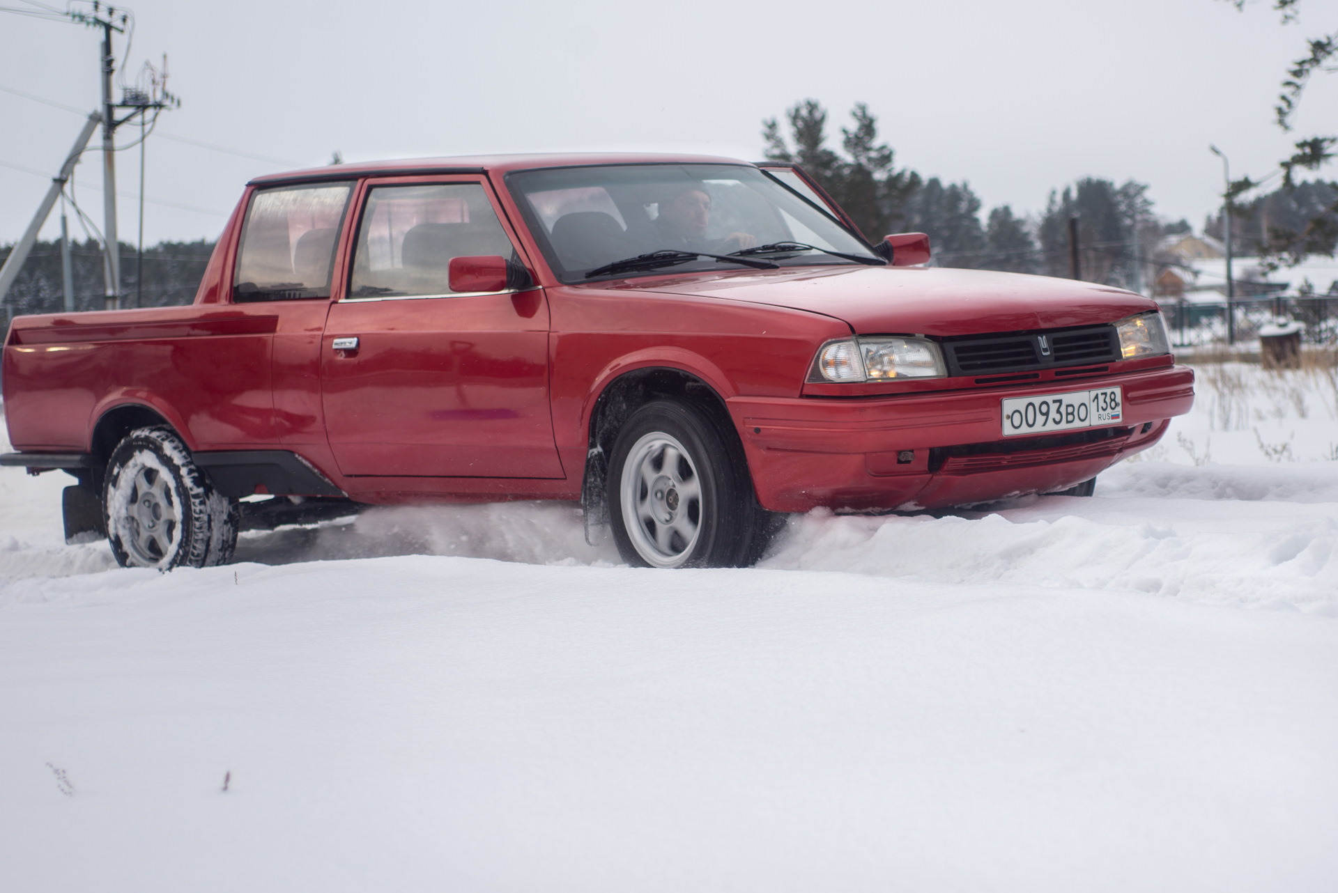 Зима — Москвич 2335, 2 л, 2001 года | фотография | DRIVE2