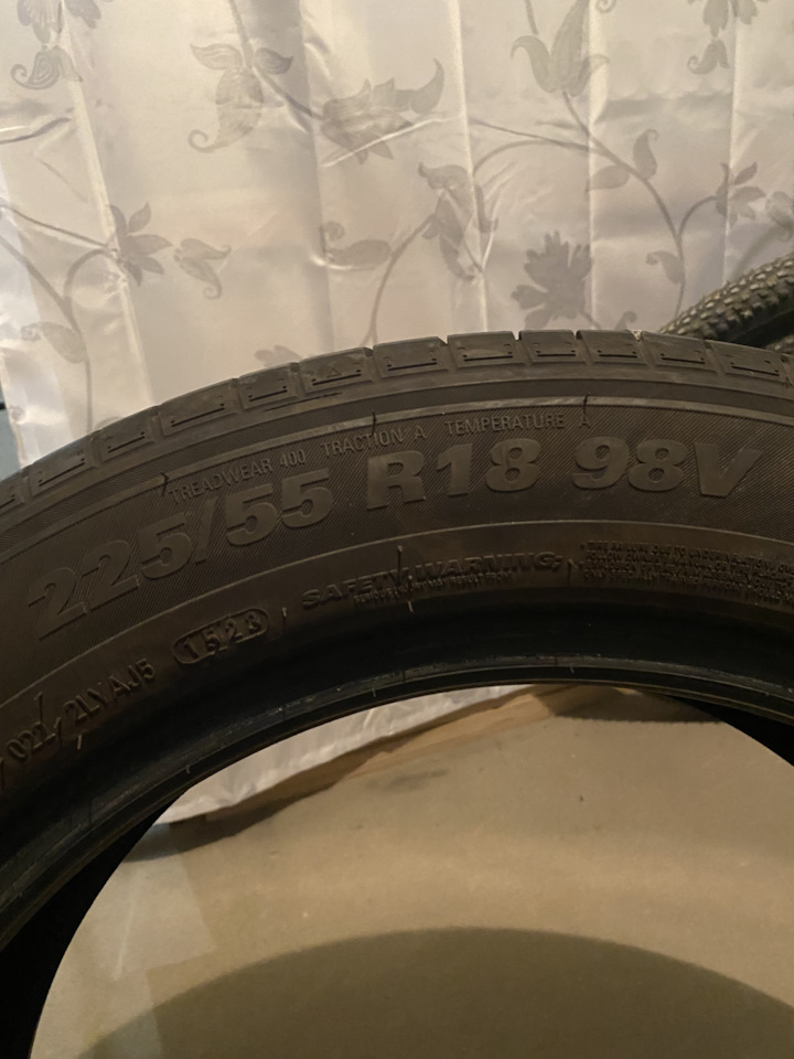 Шины летние Kumho 225/55 R18 на Haval Jolion. Б/у | 22 000 ₽ в городе ...