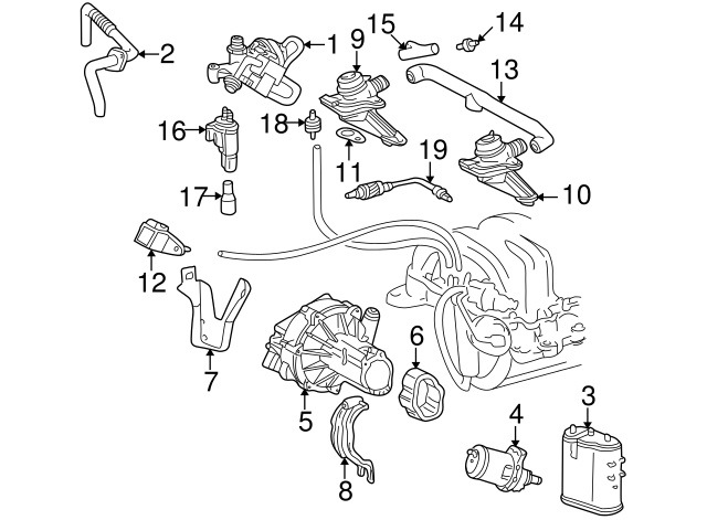 A0025407097 Клапан перепускной воздушный Mercedes | Запчасти на DRIVE2