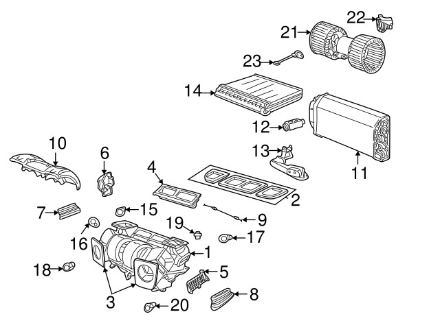 64118385562 Нагревательный элемент авт.сист.кондиц. BMW | Запчасти на ...