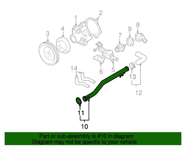 2546023000 ТРУБКА СИСТЕМЫ ОХЛАЖДЕНИЯ D=30ММ KIA HYUNDAI | Запчасти на ...